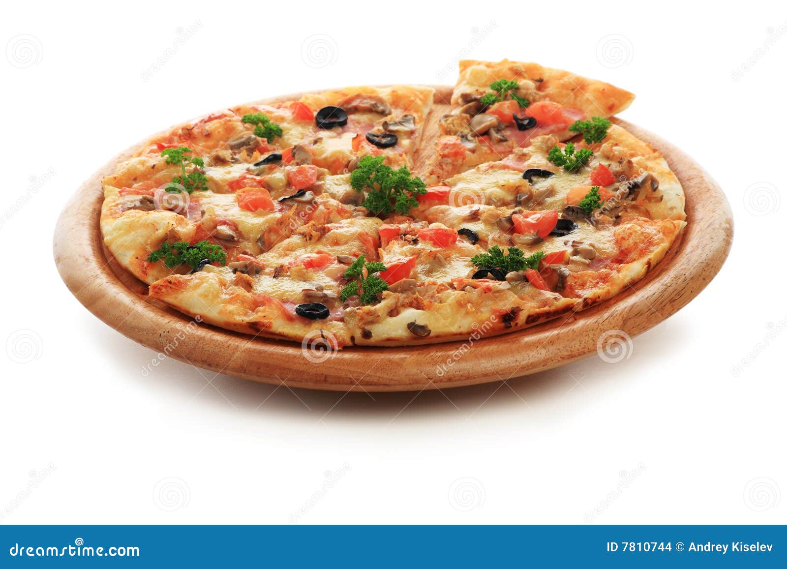 Crust stock photo. Image of pepper, fast, dinner, isolated - 7810744