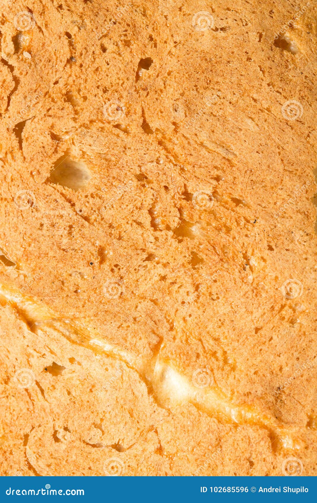 Crust of Bread As Background. Macro Stock Photo - Image of bake, fiber ...