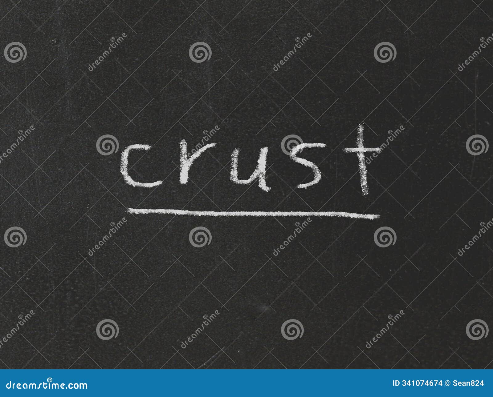 Crust concept word stock photo. Image of handwritten - 341074674