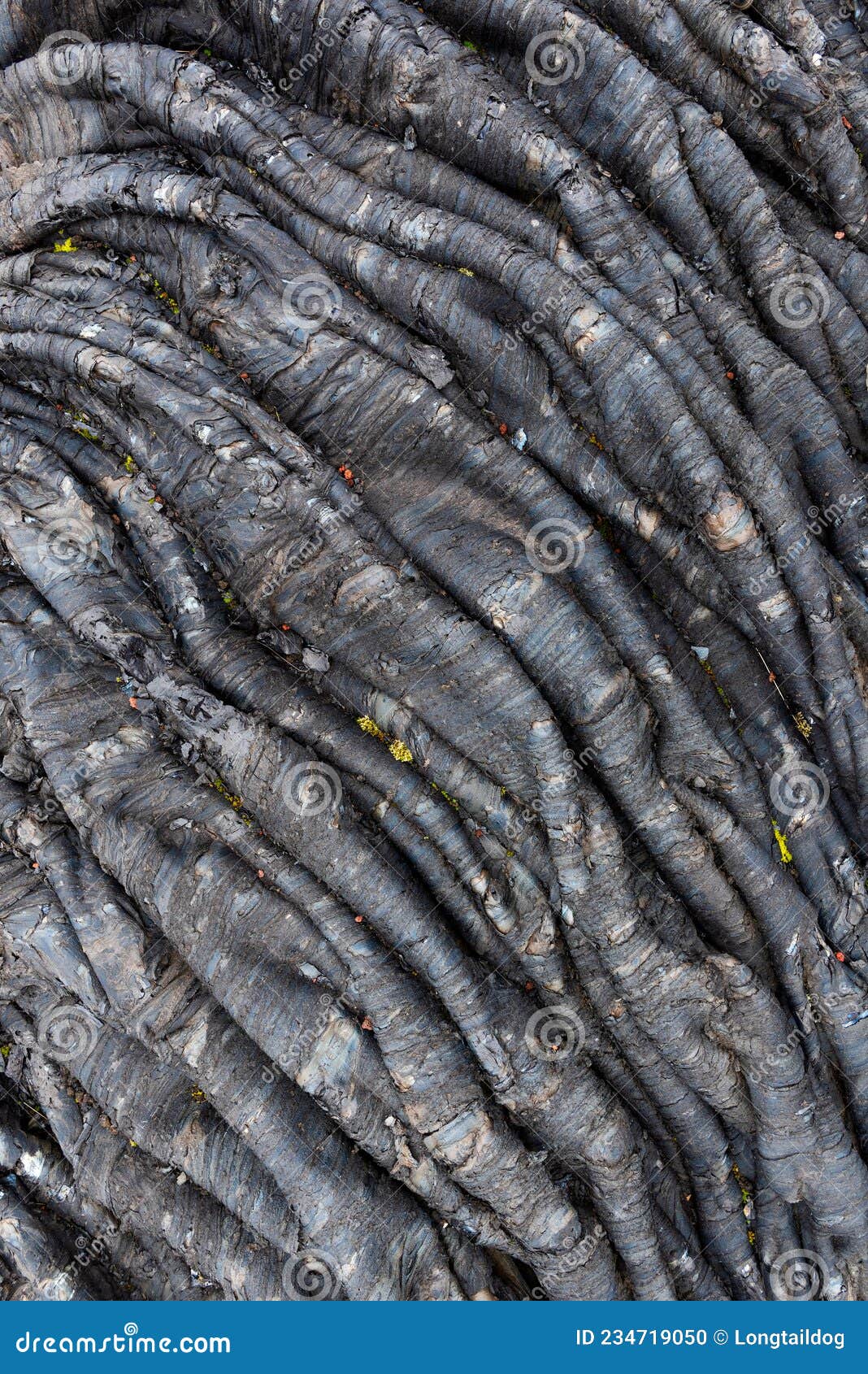 The Crust of Cooled and Solidified Lava Stock Photo - Image of material ...