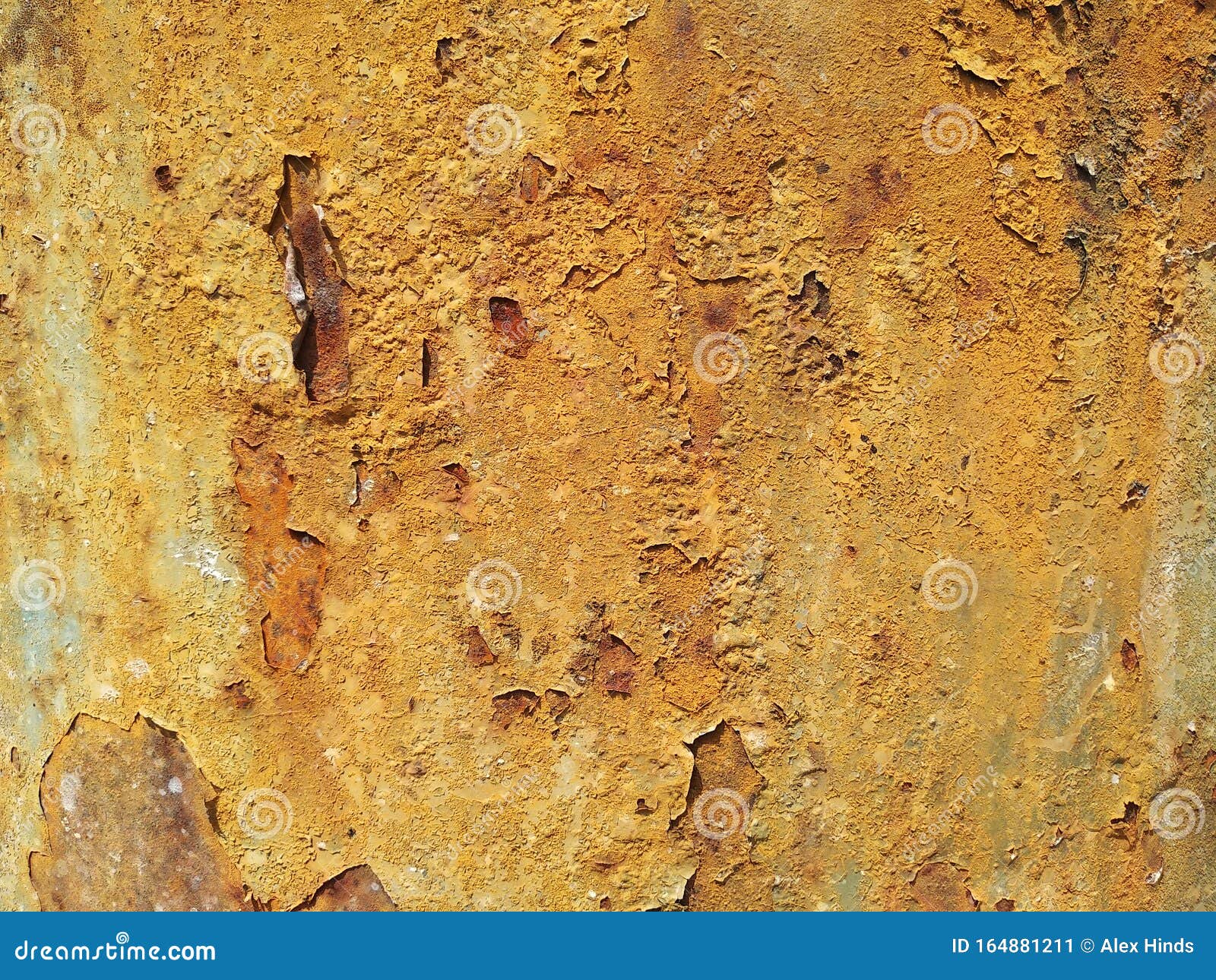 Crusty Grunge Peeling Aged Yellow Paint Background Stock Image - Image ...