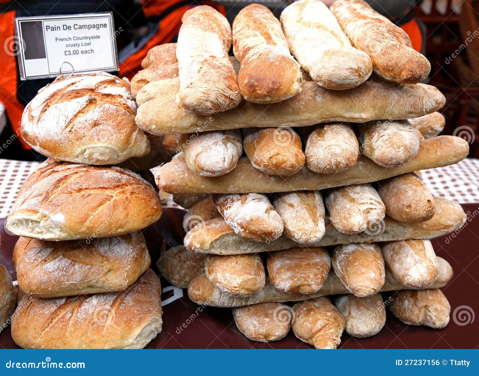 Crusty loaf stock photo. Image of food, white, baked - 27237156