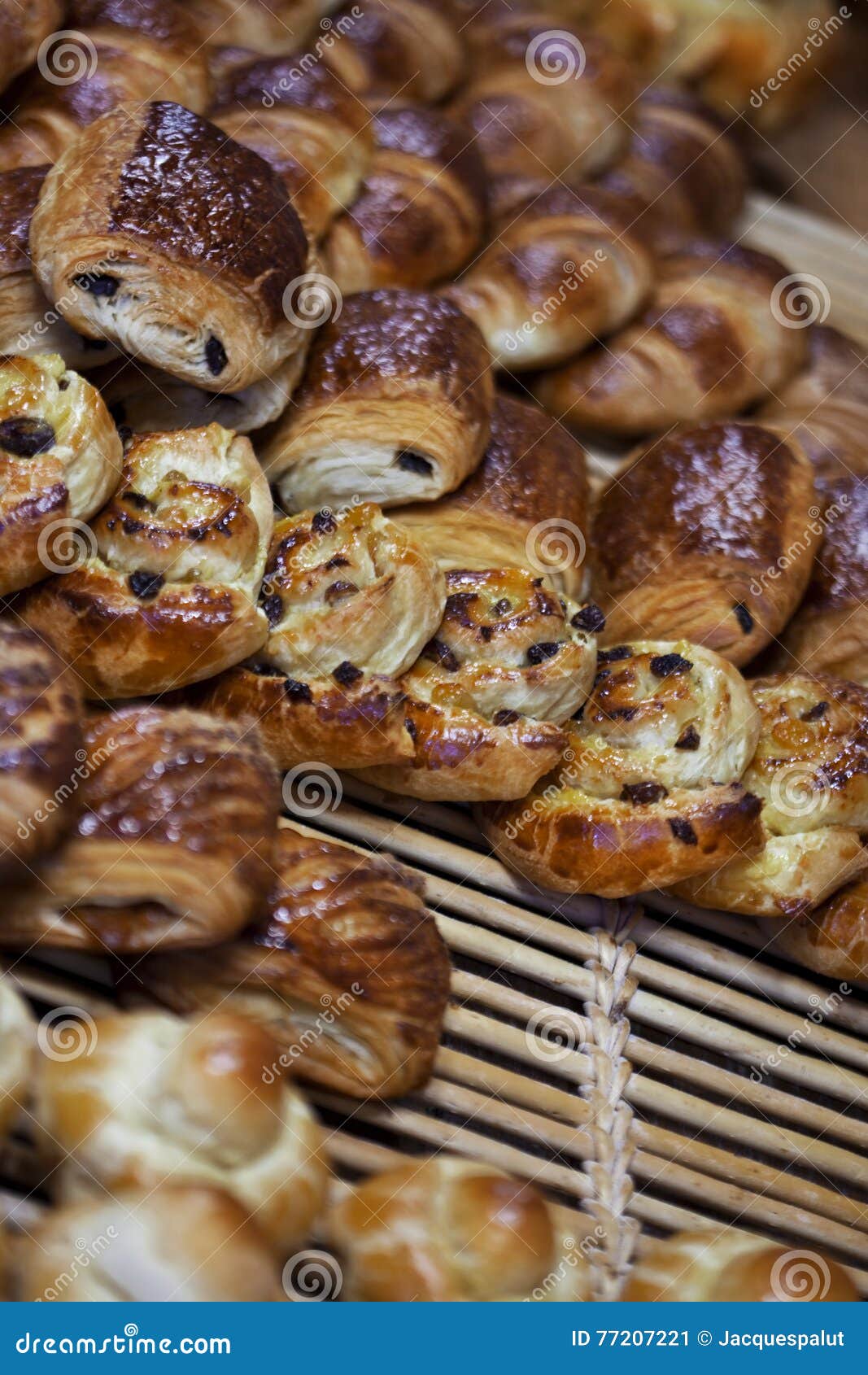 Crusty Pastries in a Bakery Stock Image - Image of room, butter: 77207221