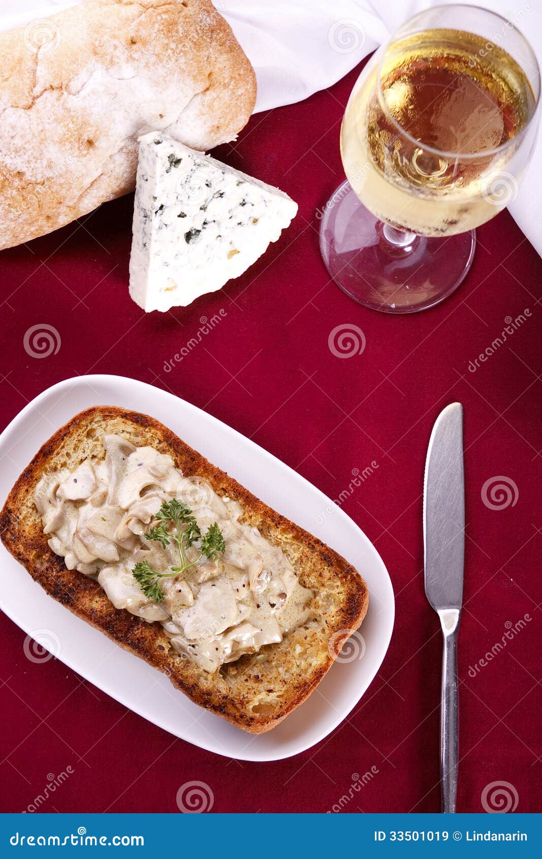 A Crusty Toasted Bread with Cheese Stock Image - Image of bread, cheese ...