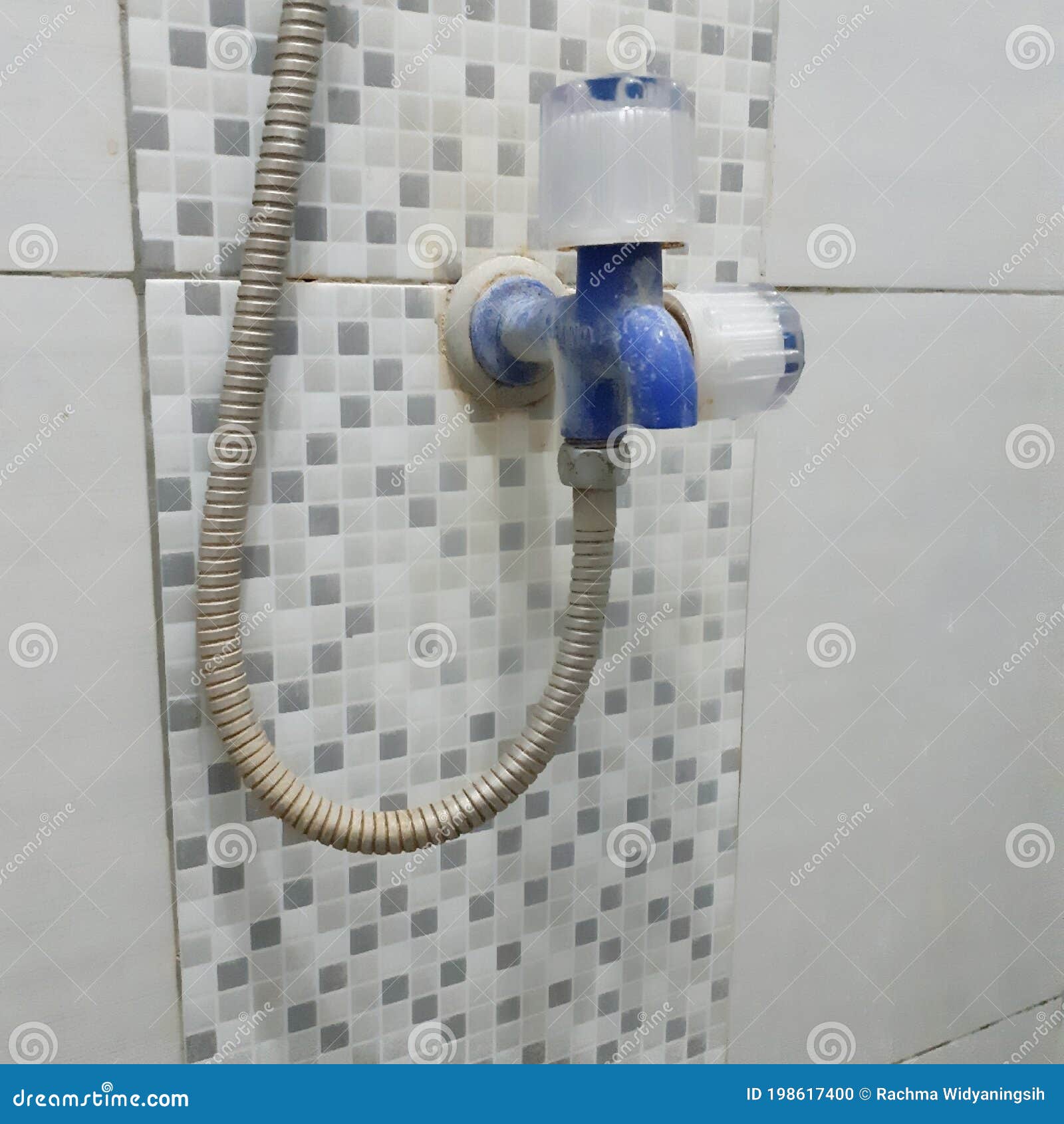 Crusty Water Faucet in Bathroom Stock Photo - Image of crusty, water ...