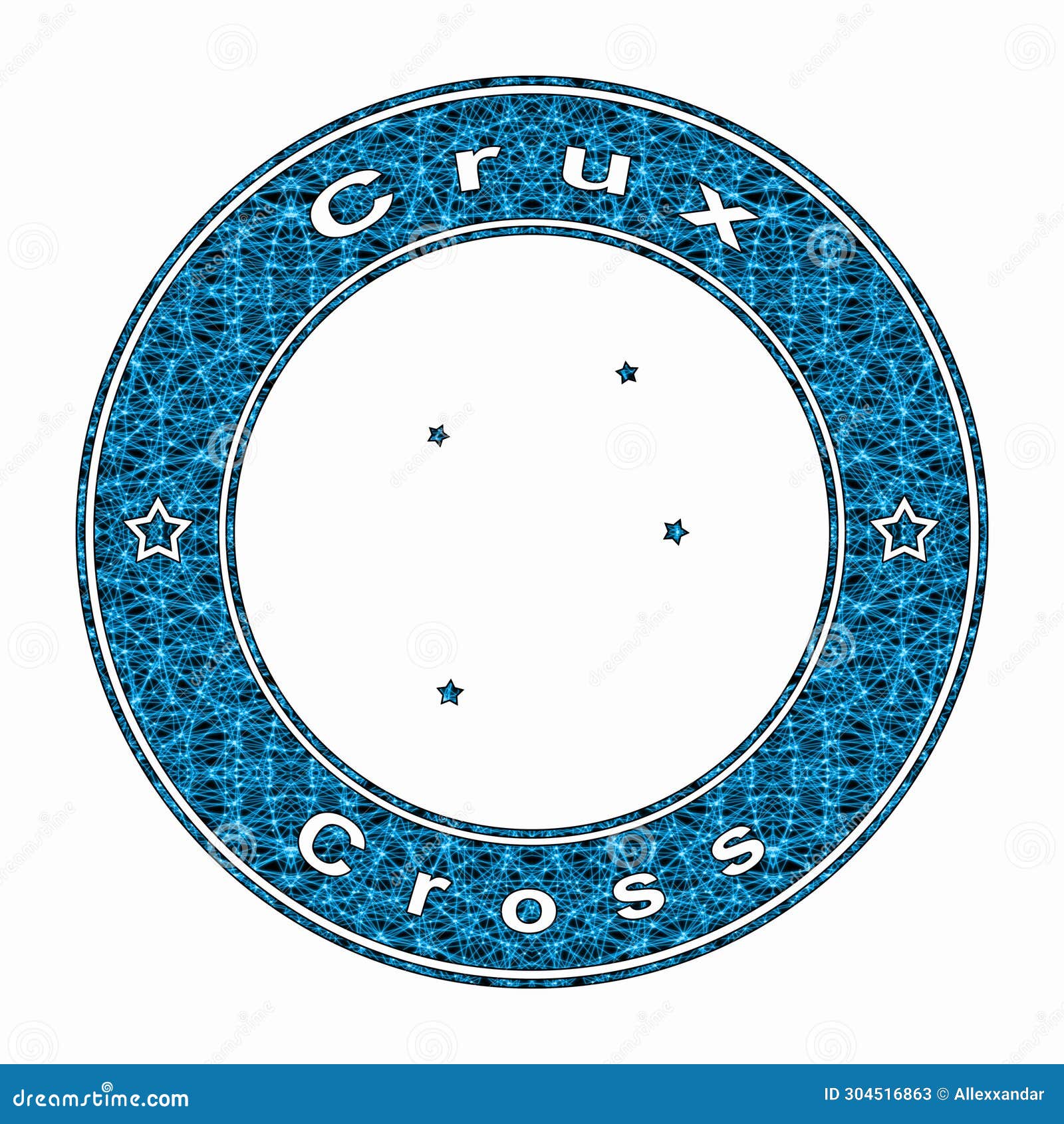 Crux Star Constellation, Crucis Stock Image - Image of cluster, science ...
