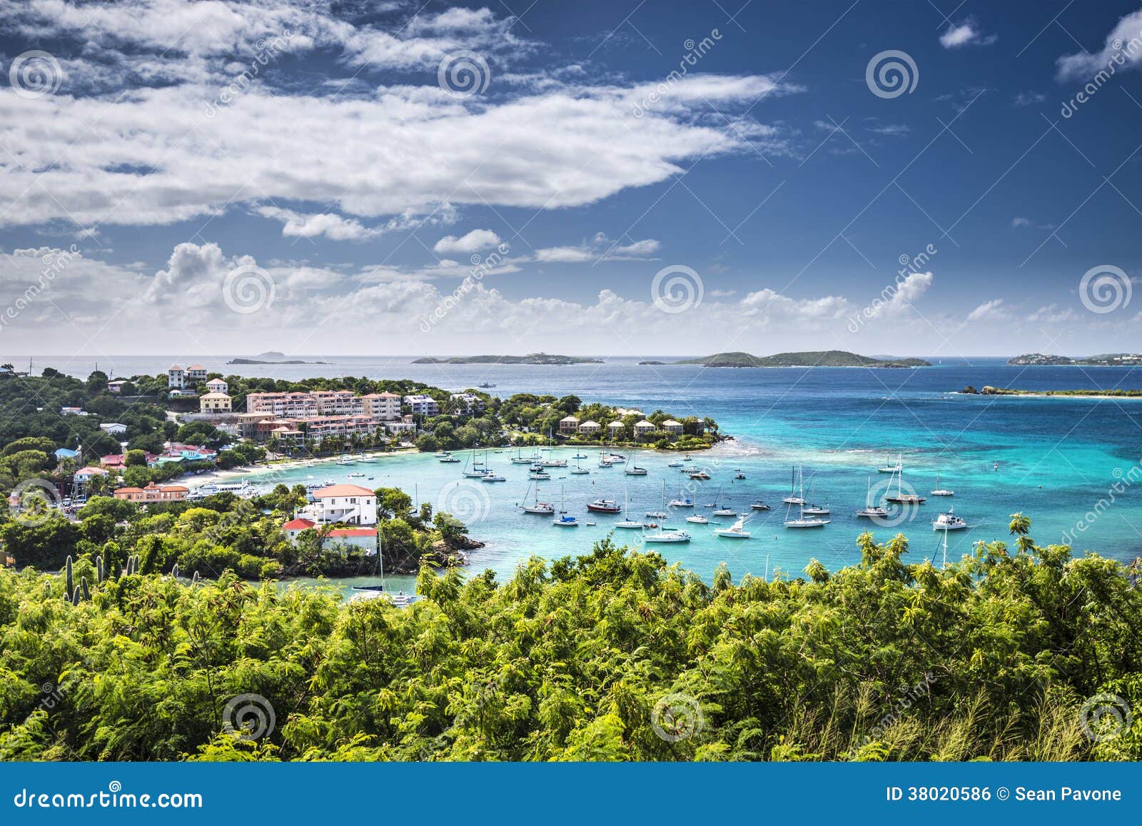 Cruz Bay, St John stock photo. Image of location, park - 38020586