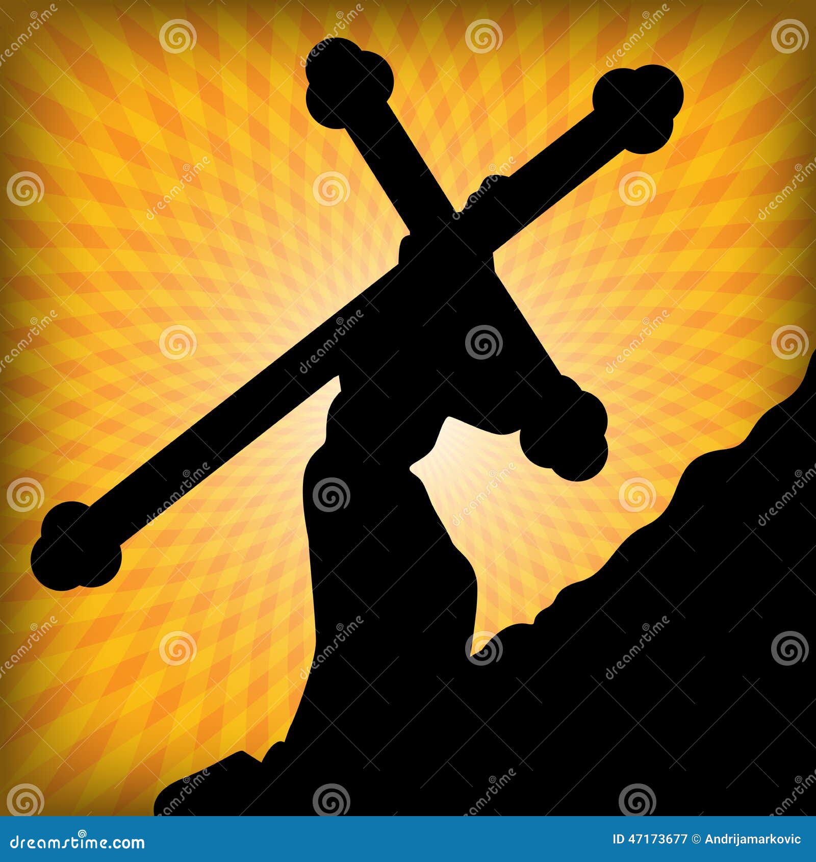 Cruz da vida ilustração stock. Ilustração de comemore - 47173677