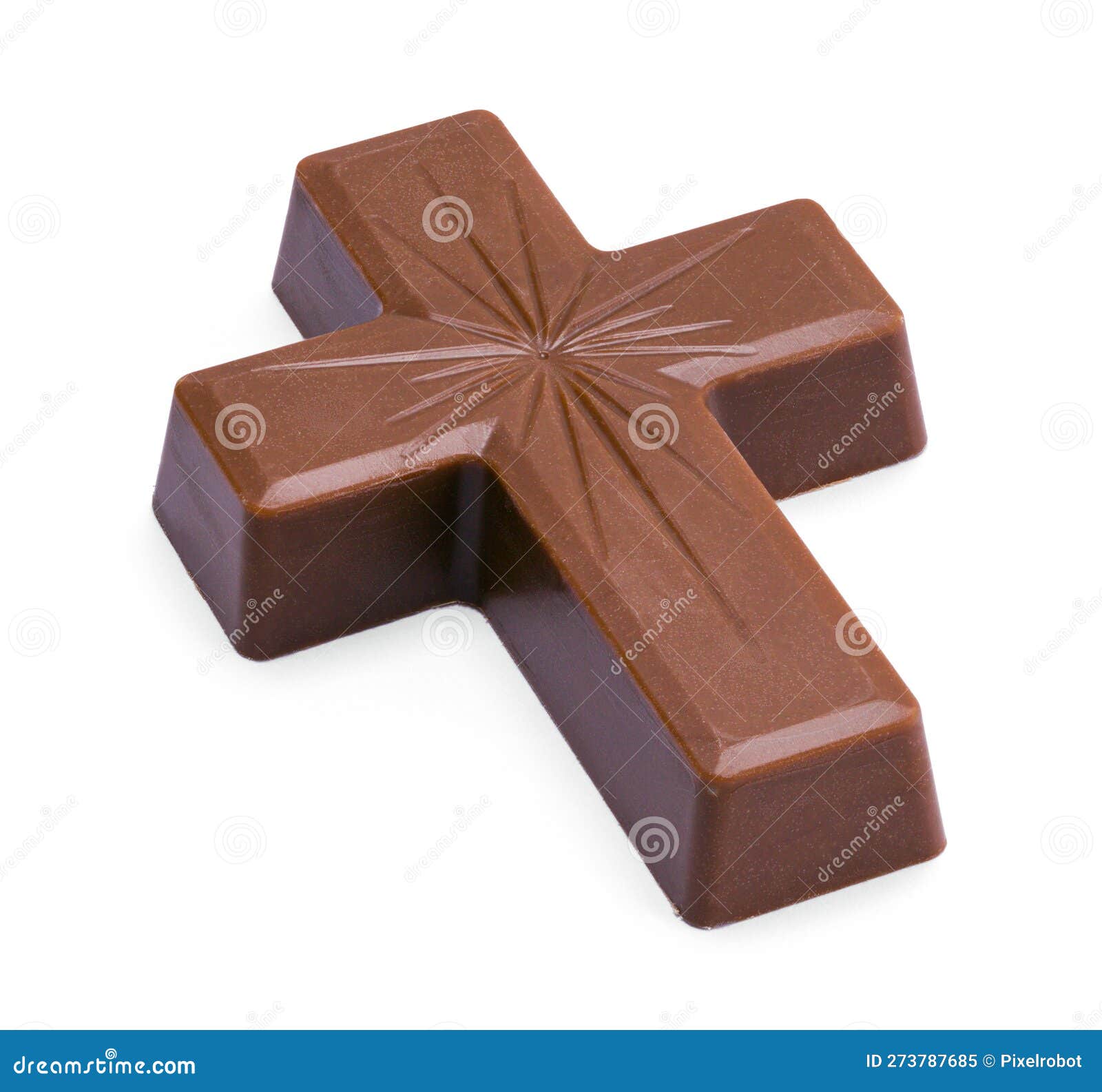 Cruz de chocolate imagem de stock. Imagem de alimento - 273787685