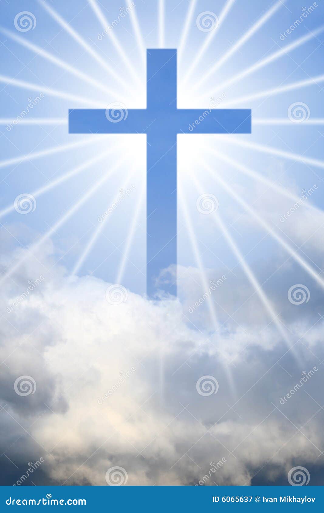 Cruz de dios del cielo imagen de archivo. Imagen de brillante - 6065637