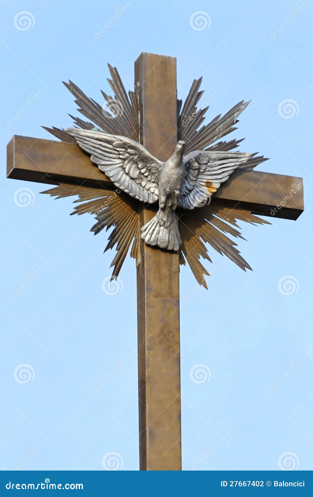 Cruz Con La Paloma De La Paz Fotos de stock - Fotos libres de regalías ...