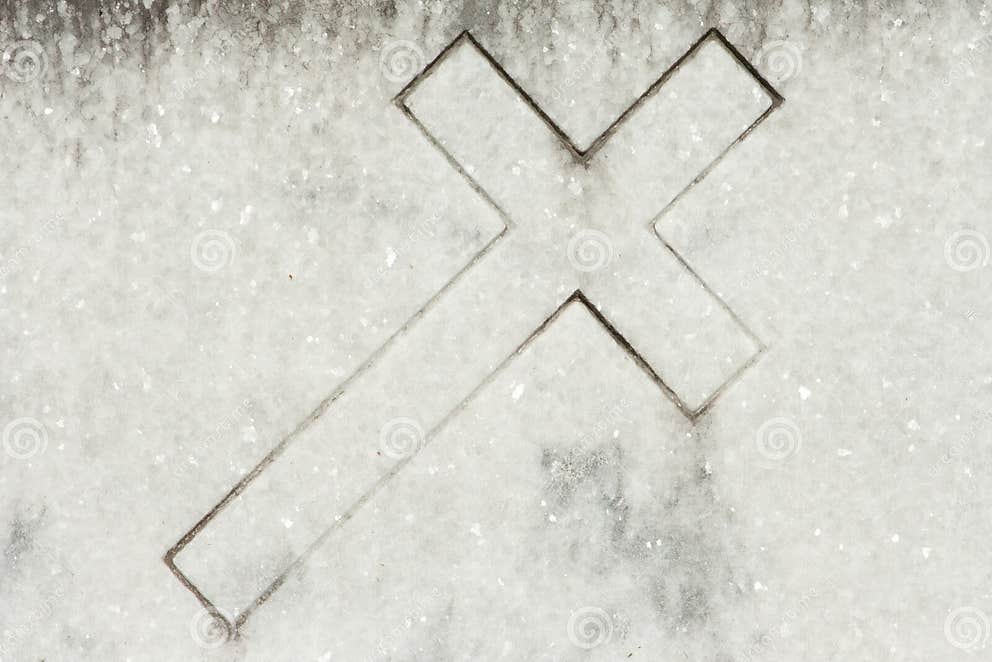 Cruz de mármol foto de archivo. Imagen de espiritual - 14426438