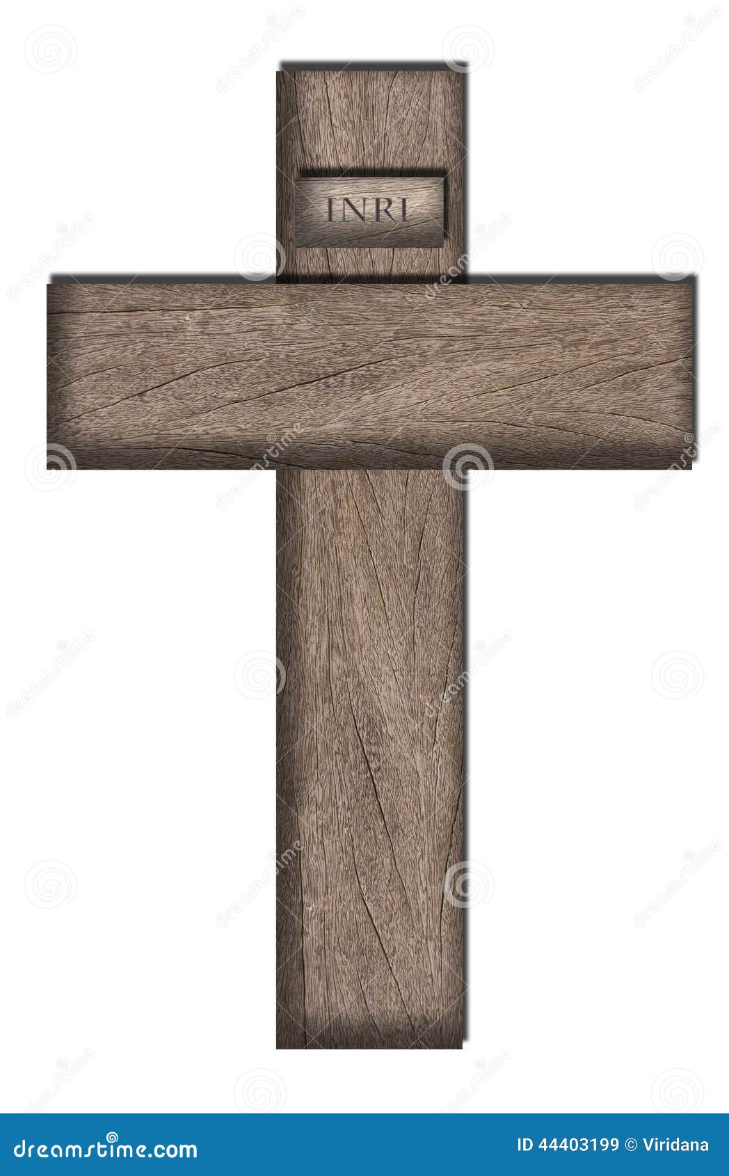 Cruz de madera stock de ilustración. Ilustración de biblia - 44403199