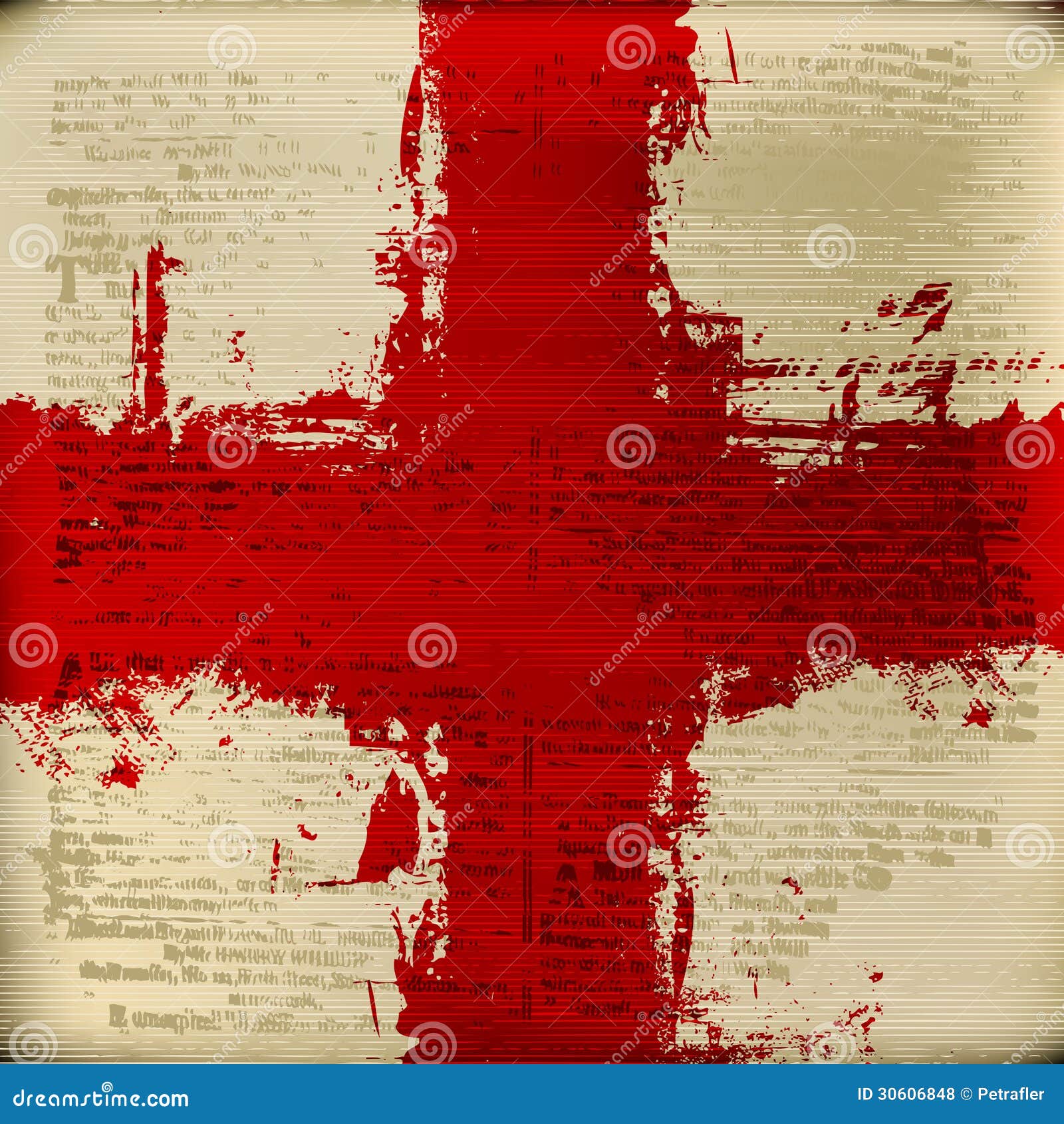 Cruz de San Jorge ilustración del vector. Ilustración de vendimia ...