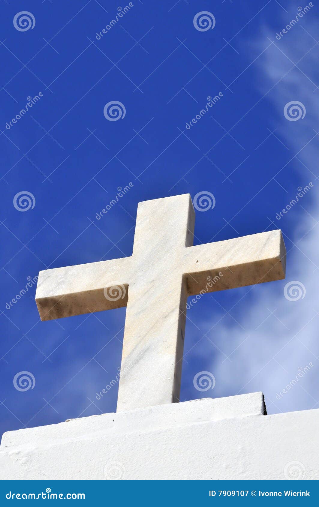 Cruz grega simples imagem de stock. Imagem de igreja, grécia - 7909107