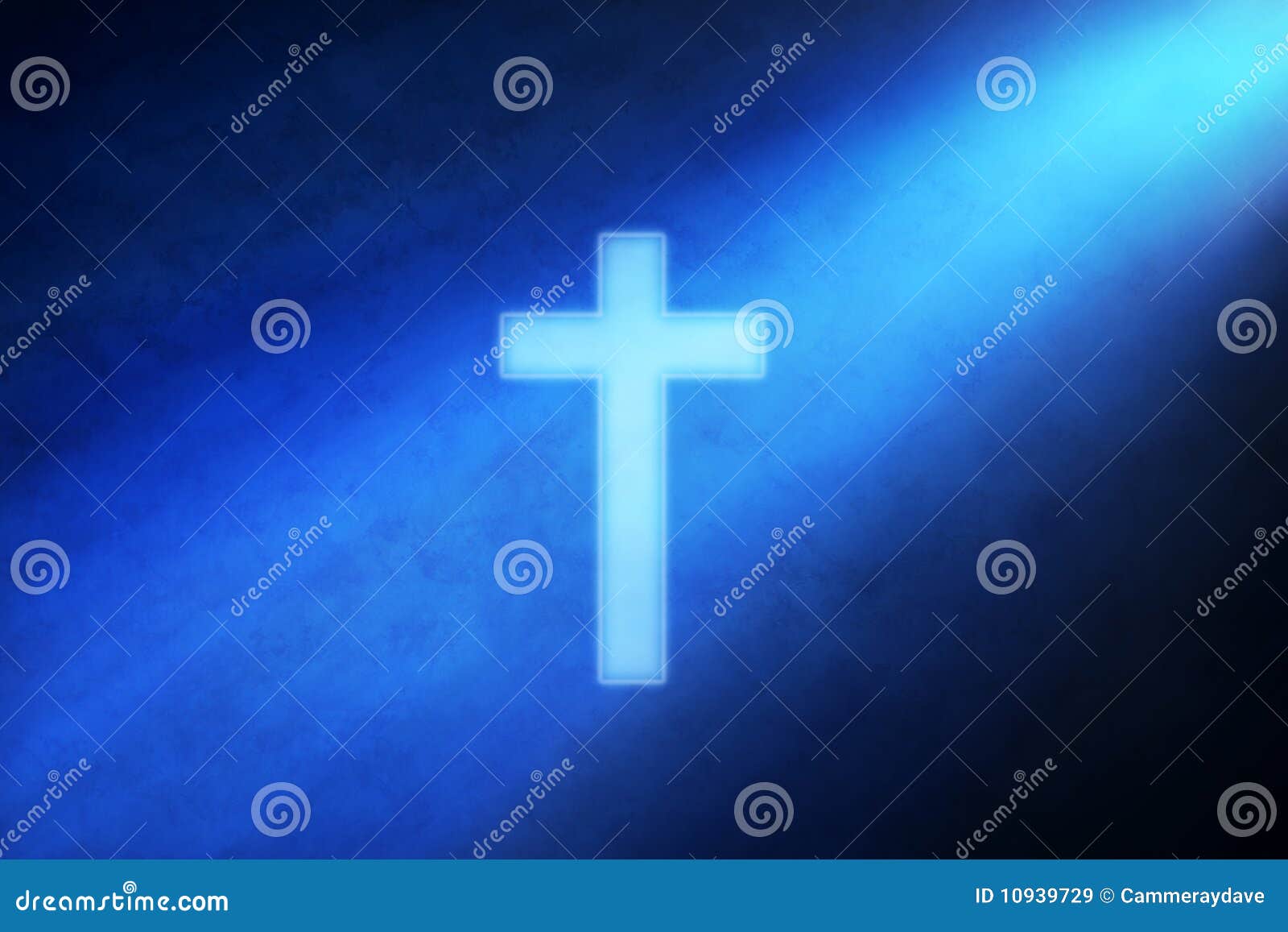 Cruz na luz imagem de stock. Imagem de simbolismo, espiritual - 10939729