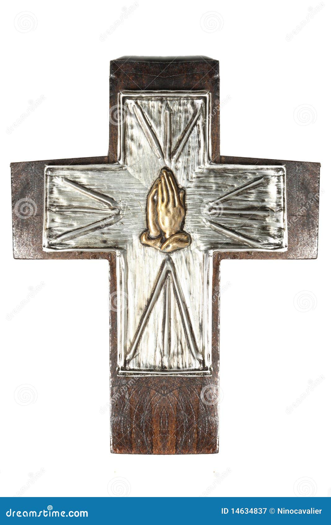 Cruz religiosa imagen de archivo. Imagen de pascua, rezo - 14634837