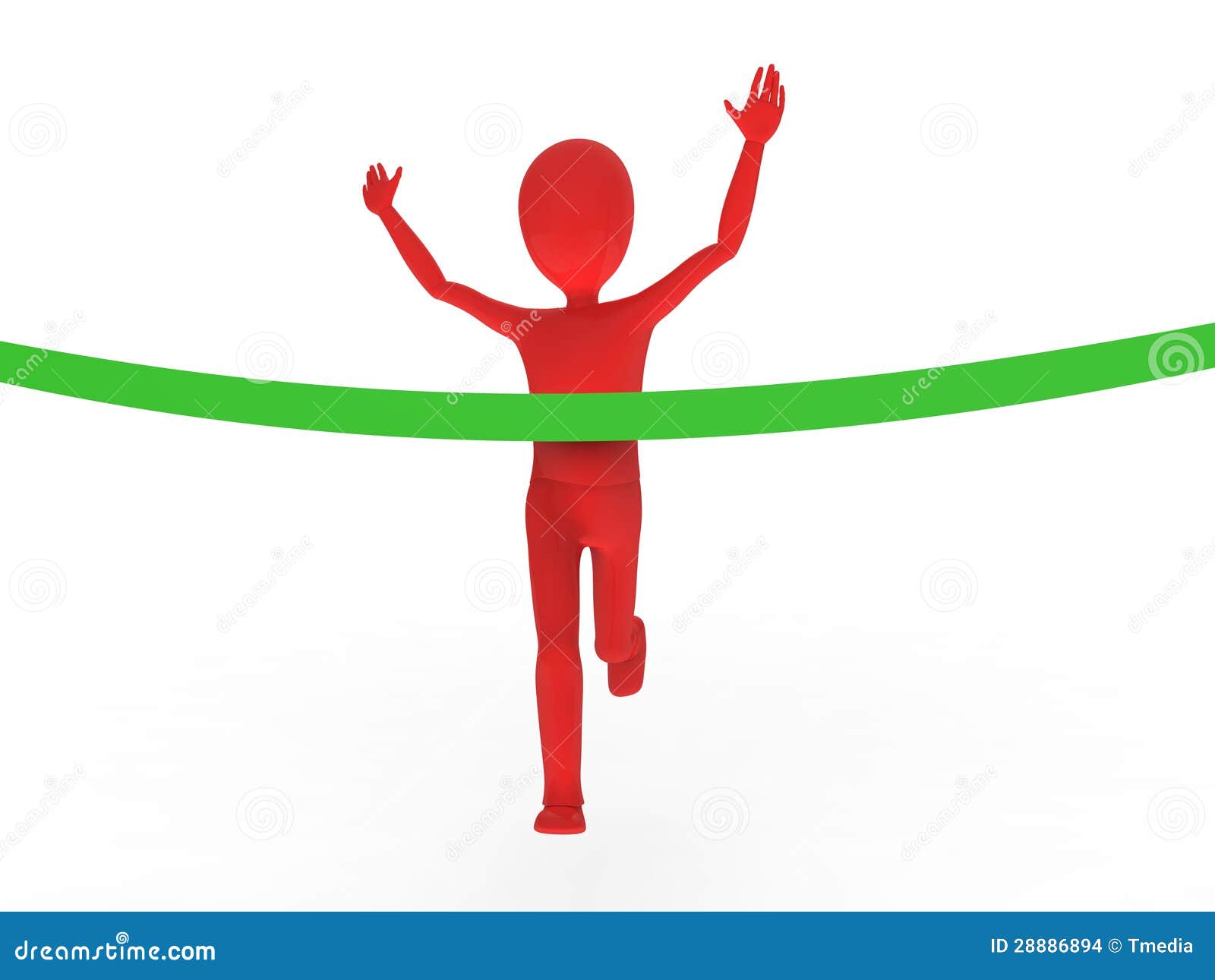 Cruzar la meta stock de ilustración. Ilustración de hombres - 28886894