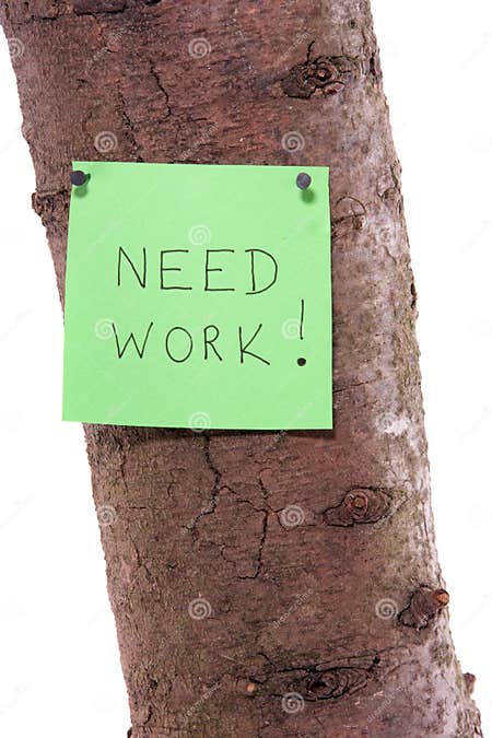A Cry for Help on a Tree-trunk Stock Photo - Image of competing, advert ...