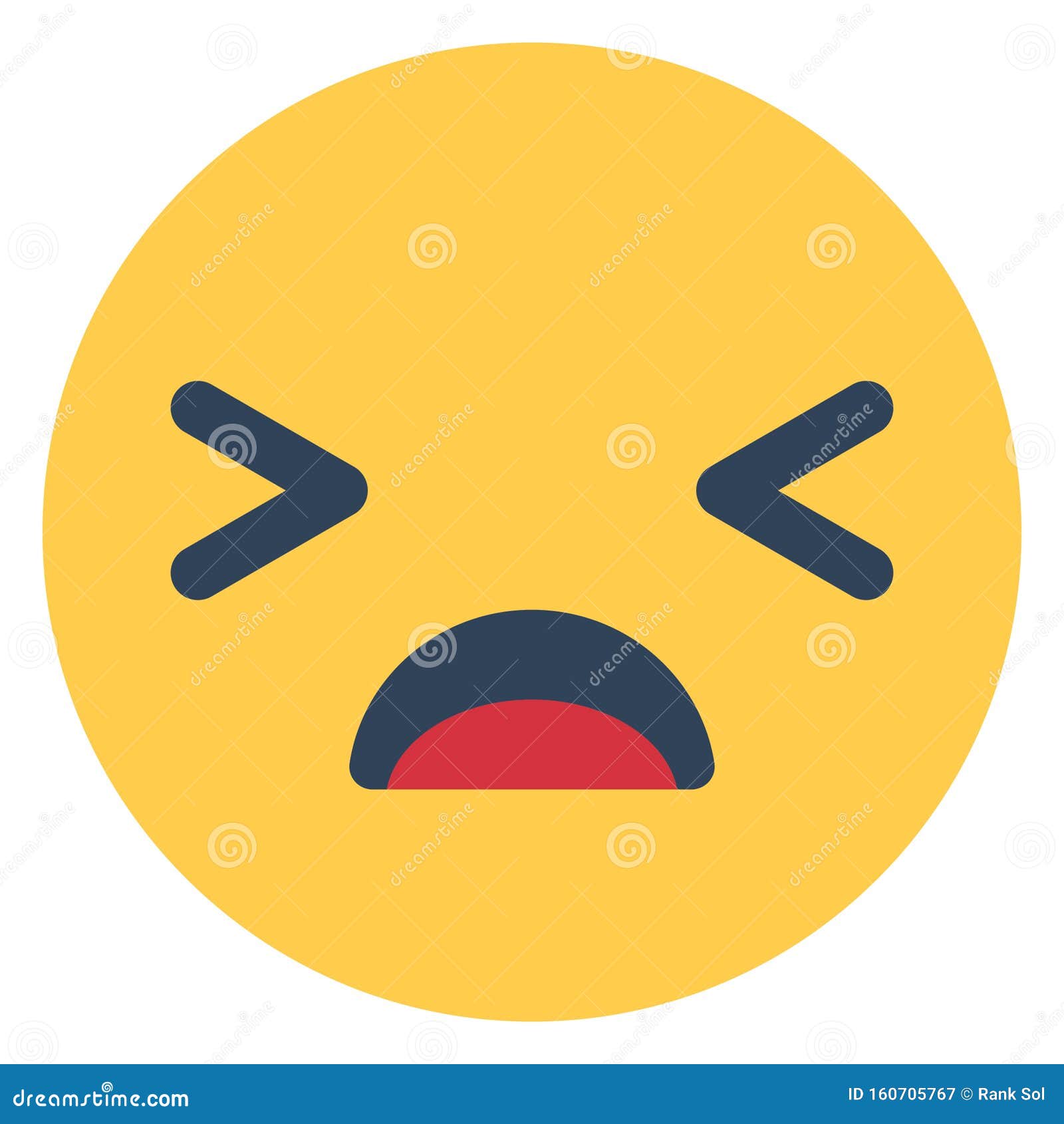 Cry, Sad Face Vector Icon Fully Editable Stock Illustration ...