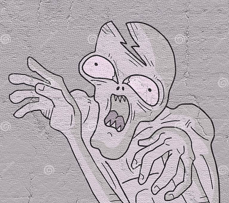 Cry skeleton stock illustration. Illustration of monster - 81399245