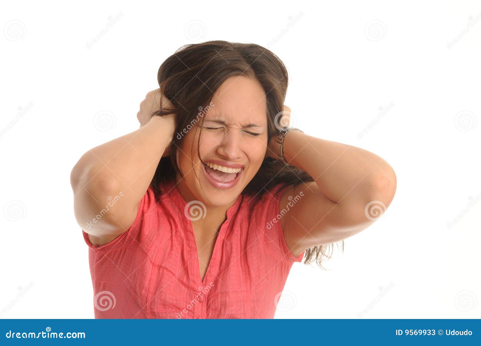 Woman With Terrible Throat Pain Royalty-Free Stock Image ...