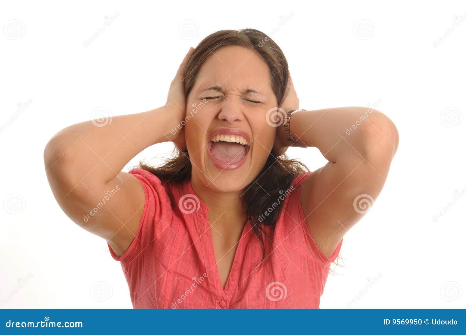 Crying stock photo. Image of gesture, white, angry, loud - 9569950
