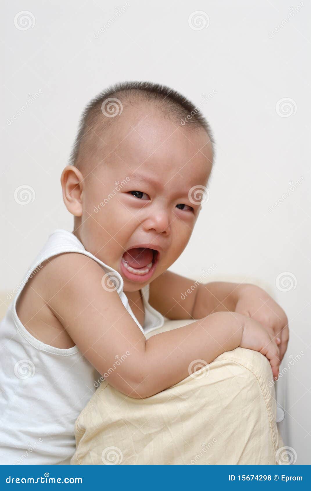 Crying asian baby stock photo. Image of child, funny - 15674298