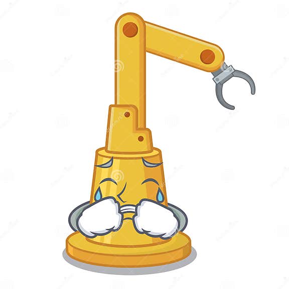 Crying Assembly Automation Machine in Character Table Stock Vector ...
