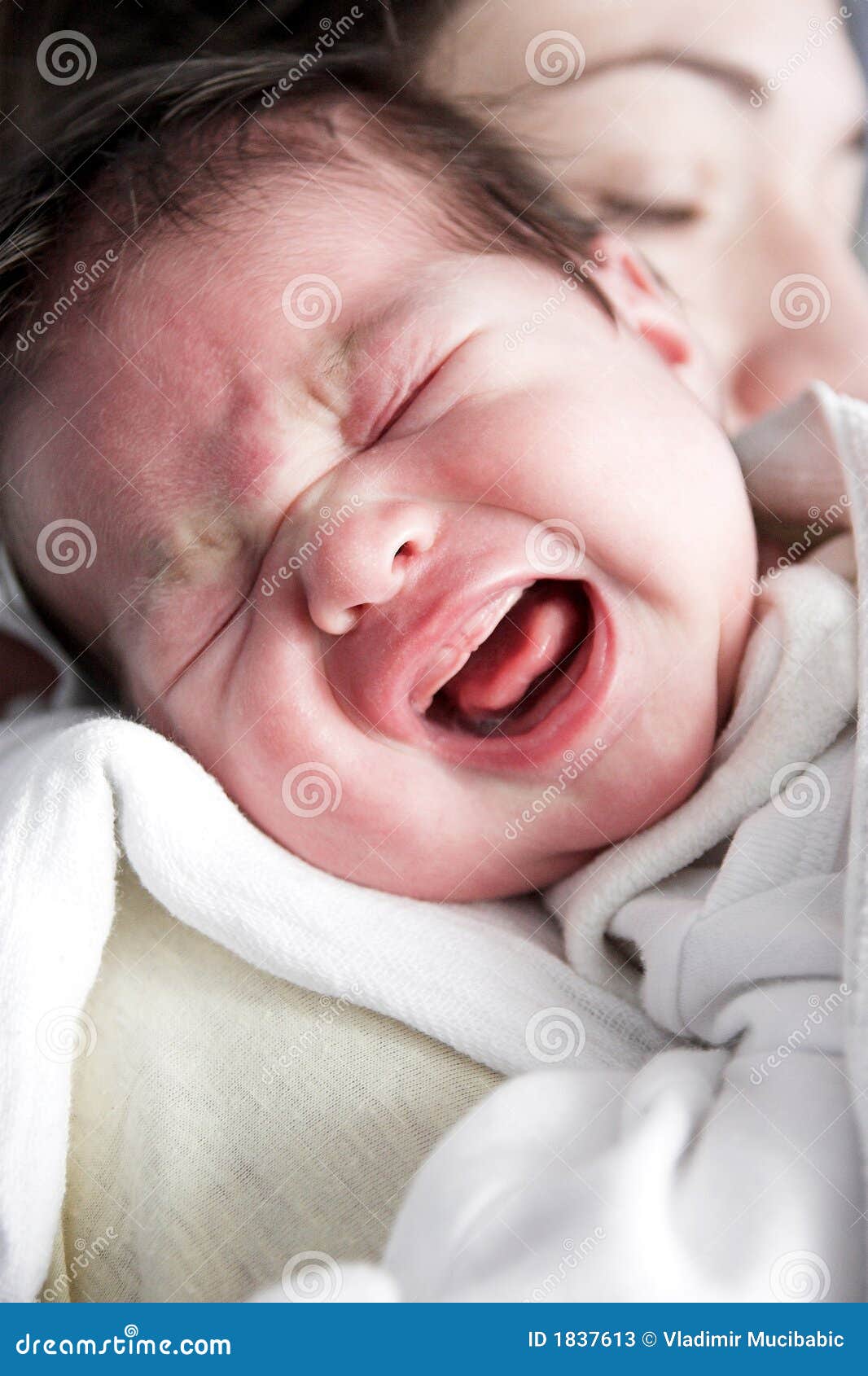 Crying baby stock image. Image of childhood, girl, baby - 1837613