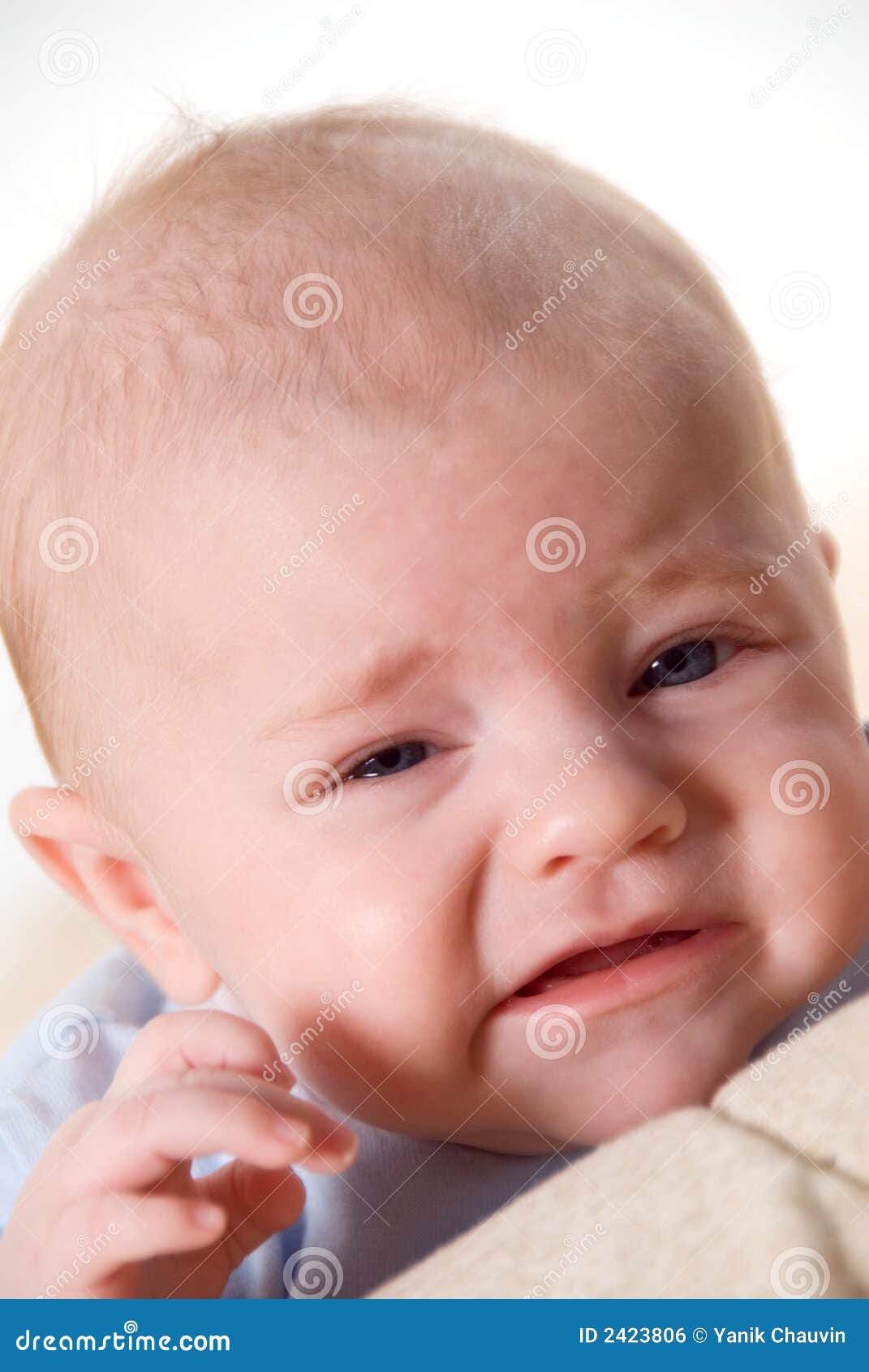 Crying baby stock photo. Image of child, portrait, complain - 2423806