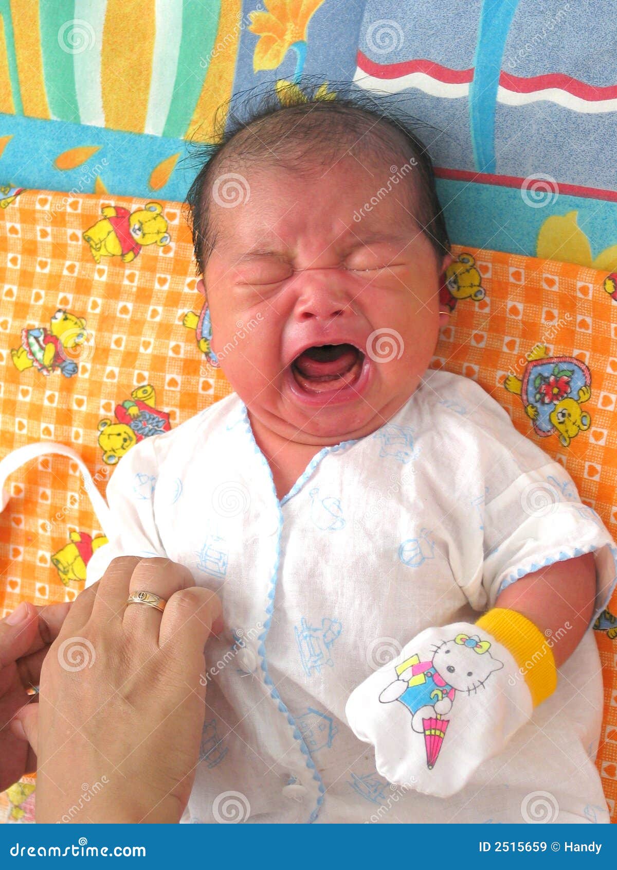 Crying Baby stock image. Image of baby, adorable, child - 2515659