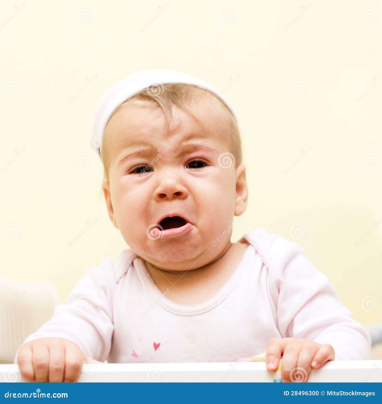 Crying Baby stock photo. Image of angry, face, portrait - 28496300