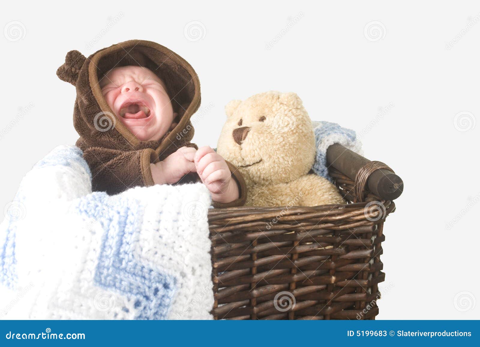 Crying baby stock image. Image of scream, pacifier, expressions - 5199683