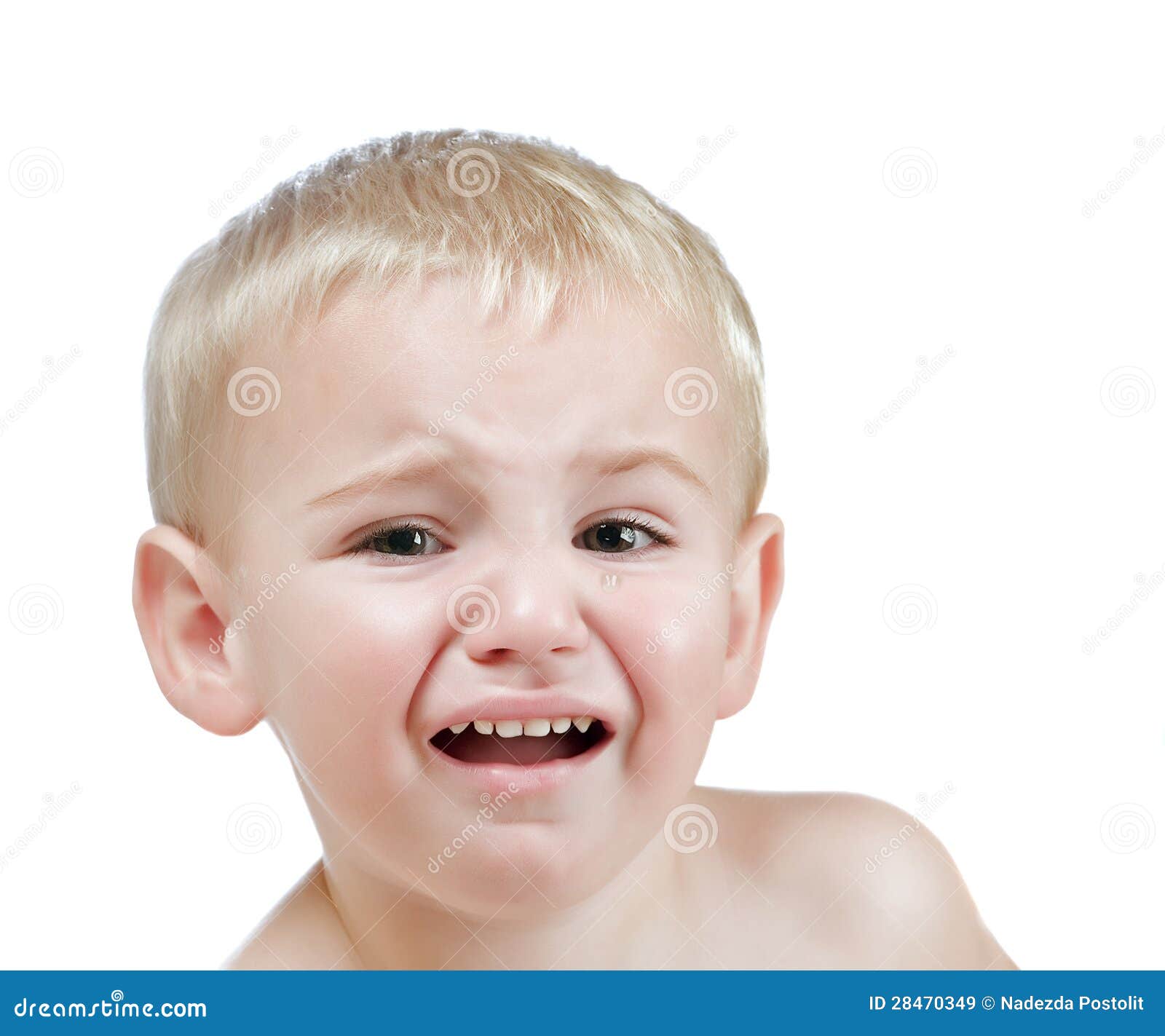 Crying baby boy stock image. Image of tearful, babies - 28470349