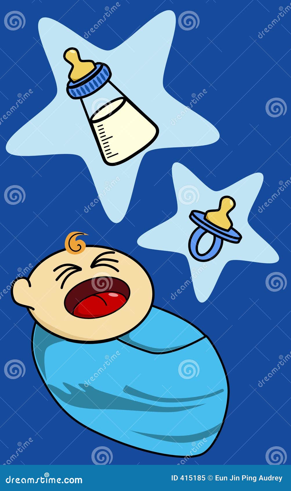 Crying Baby Line Icon, Children Emotions Concept, Crying Infant Boy ...