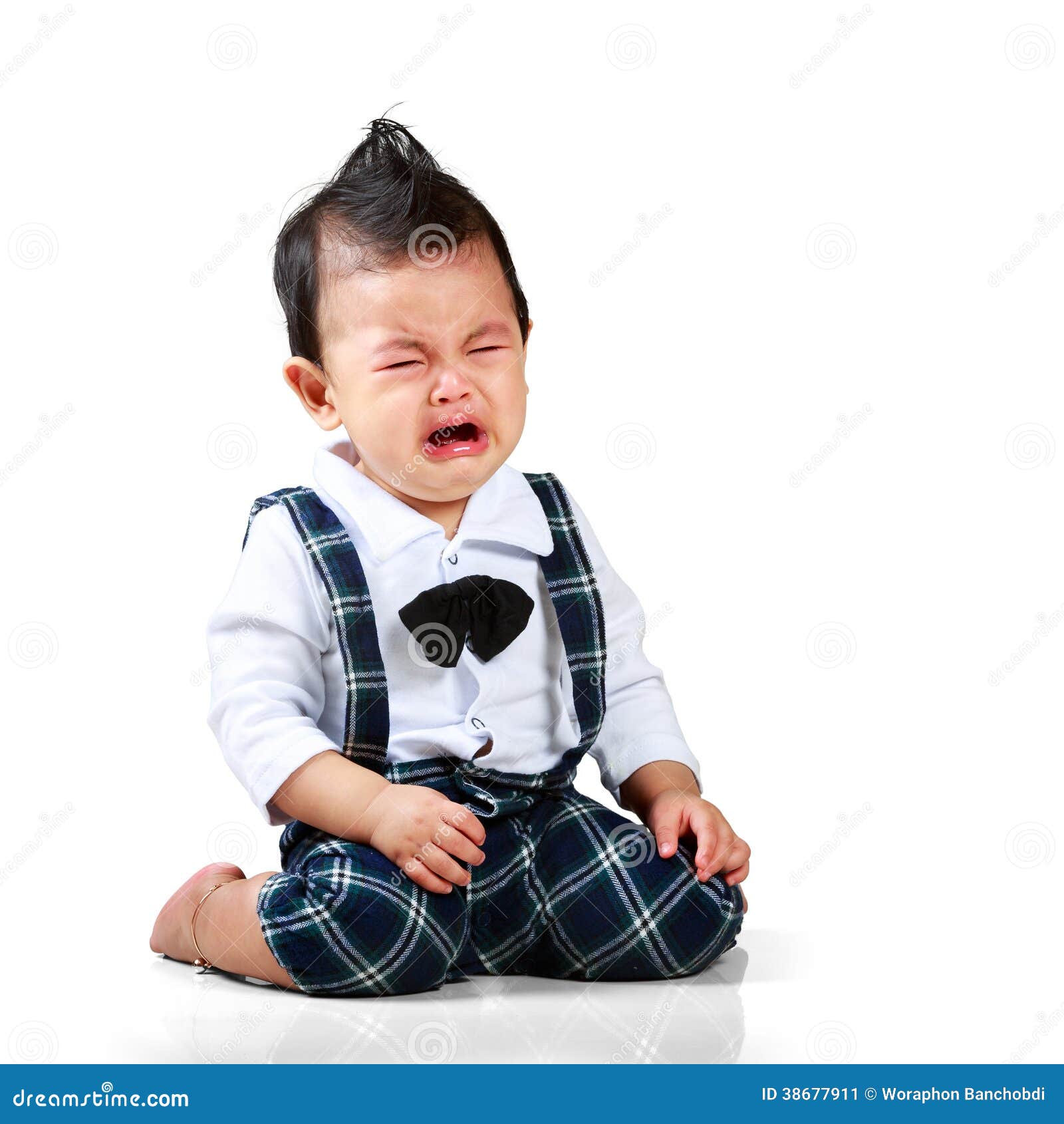 Crying baby boy stock image. Image of full, sadness, person - 38677911