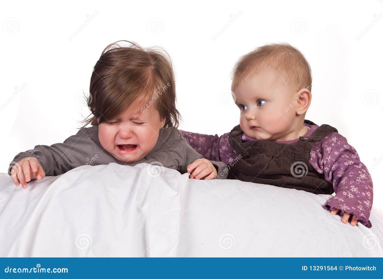 Crying baby comforted stock photo. Image of girl, innocent - 13291564