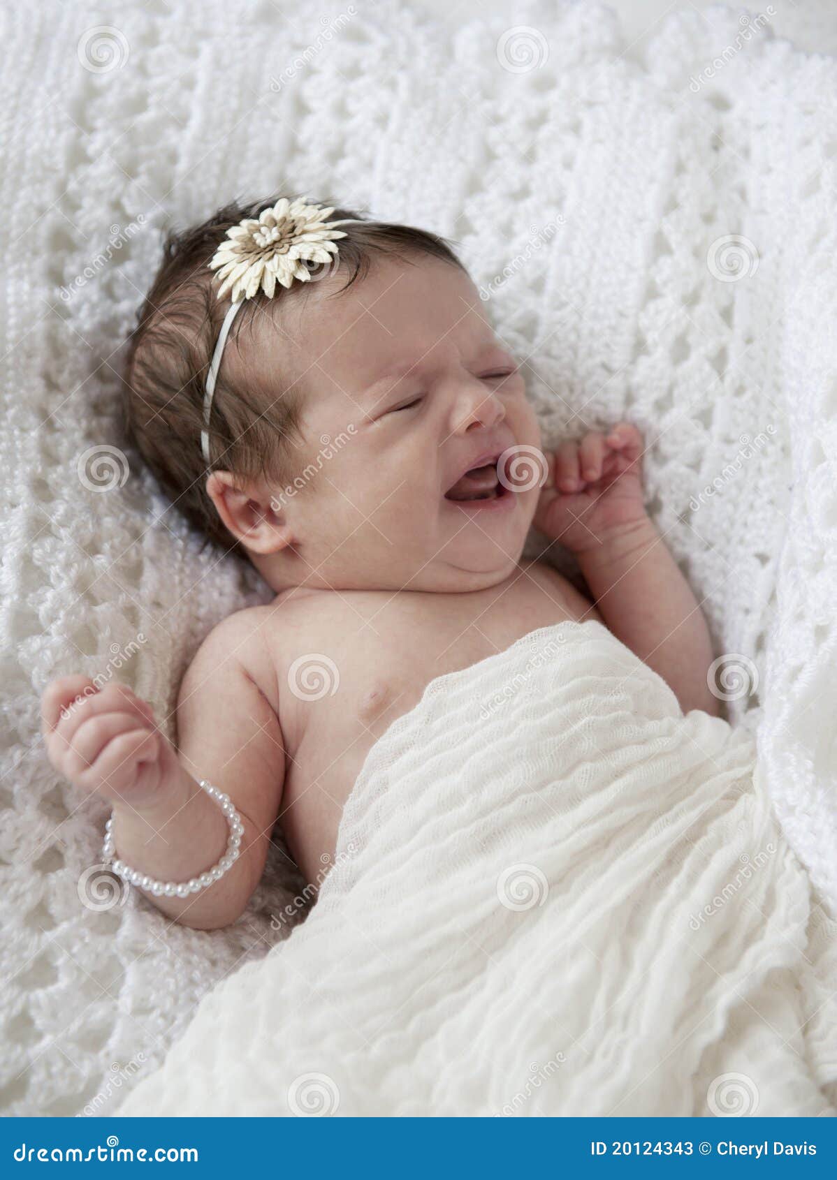 Crying Baby Girl stock image. Image of life, adorable - 20124343