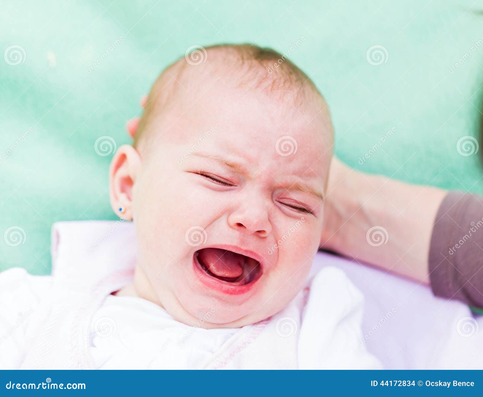 Crying baby stock photo. Image of eyes, beautiful, face - 44172834