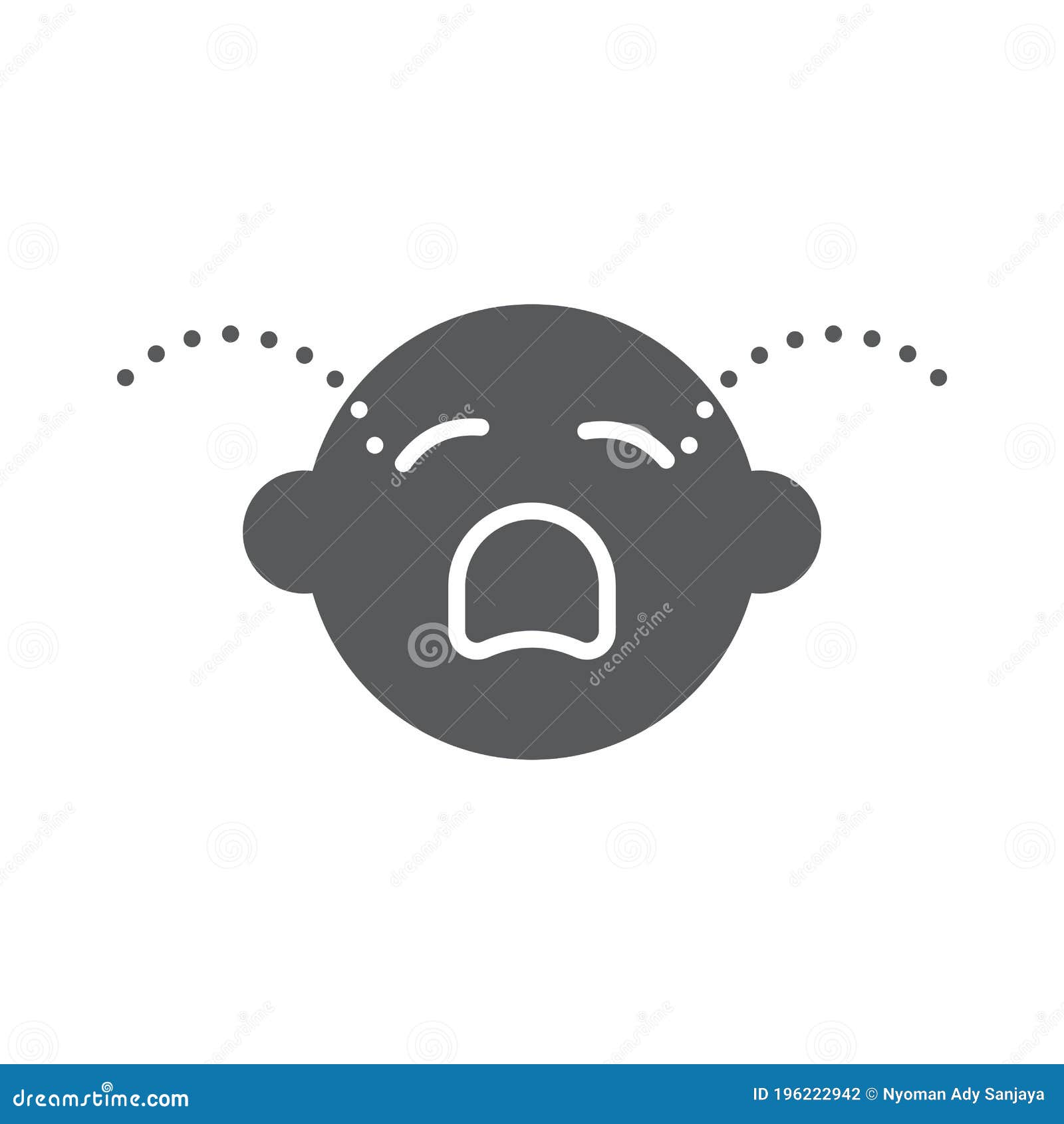 Crying Baby Vector Icon Symbol Isolated on White Background Stock ...