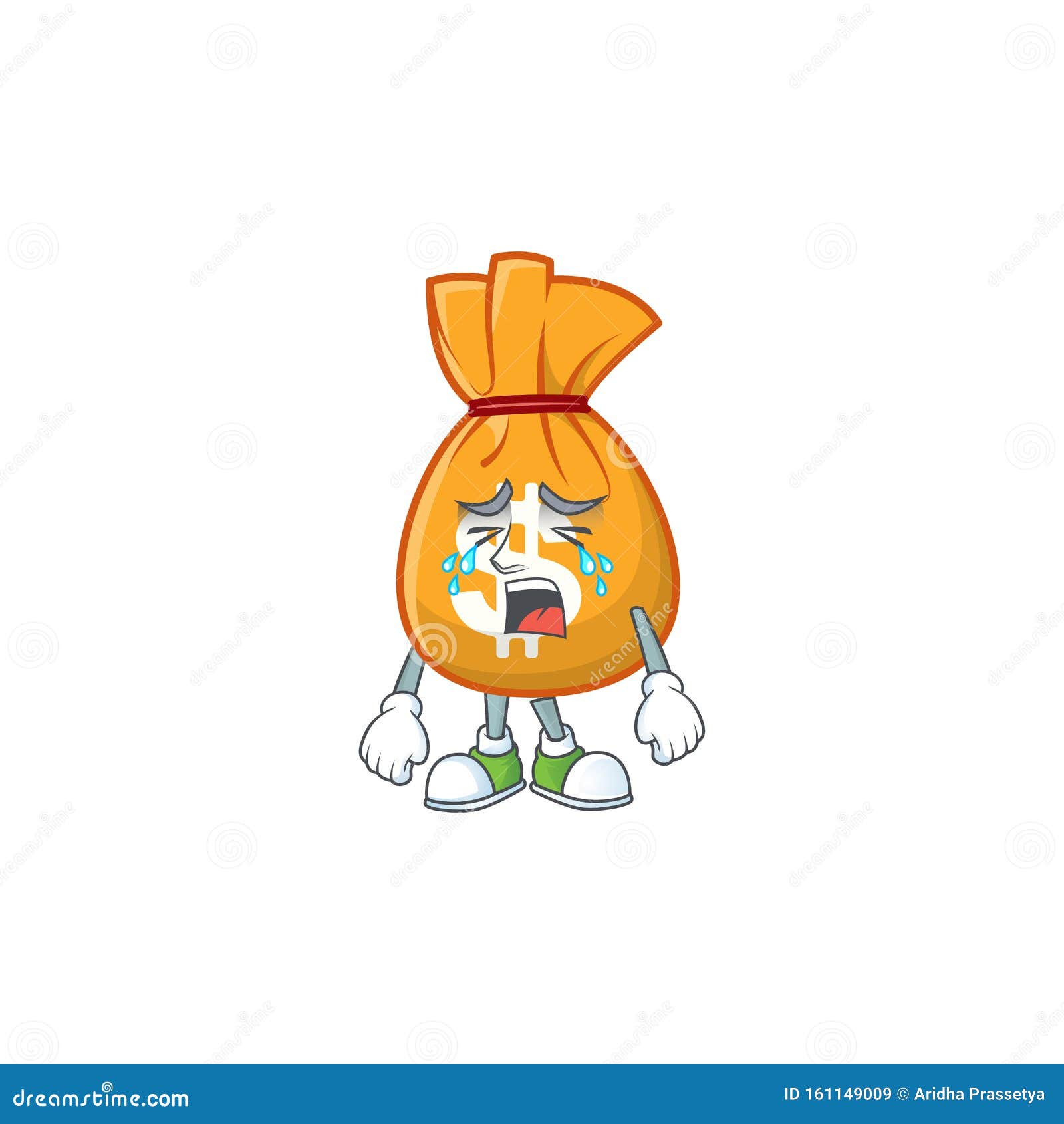 Crying Money Cartoon | CartoonDealer.com #48768539