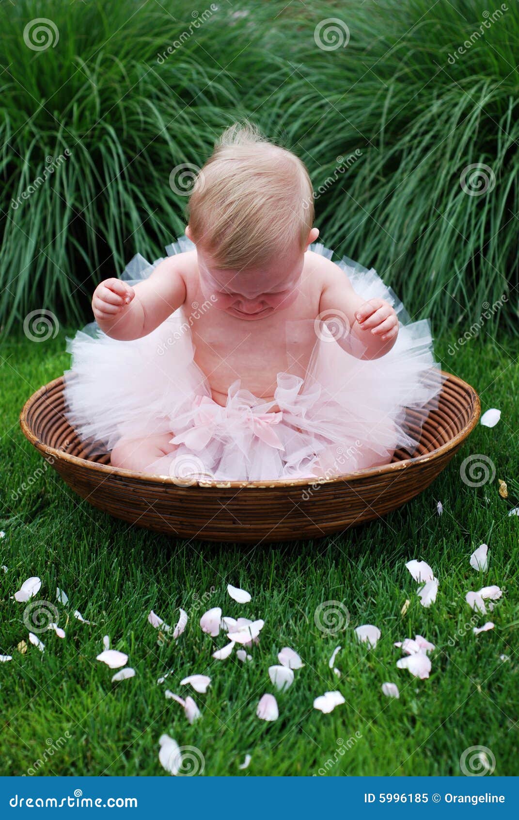 Crying Ballet Baby - Vertical Stock Image - Image of girl, sadness: 5996185