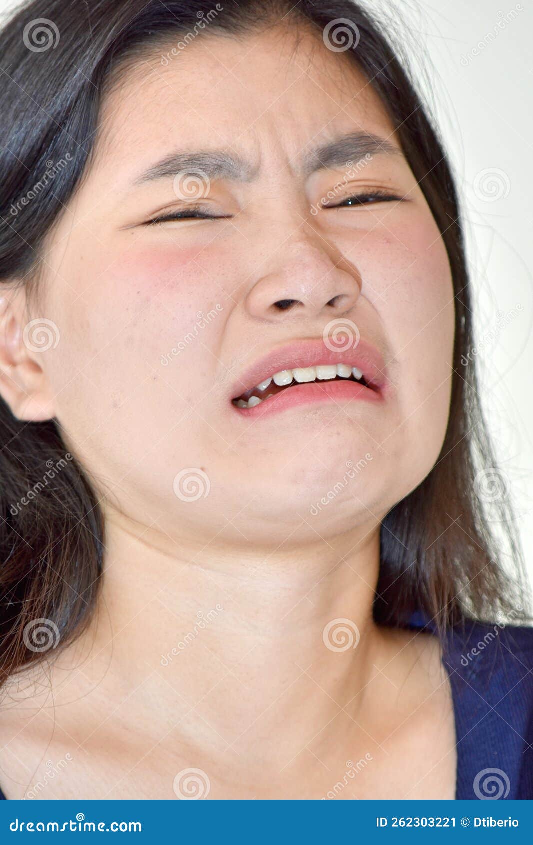 A Crying Beautiful Chinese Woman Stock Image - Image of chinese, female ...