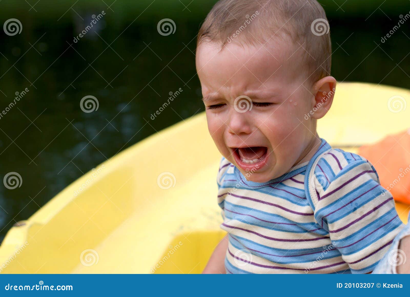 Crying boy stock image. Image of safe, dissatisfied, park - 20103207