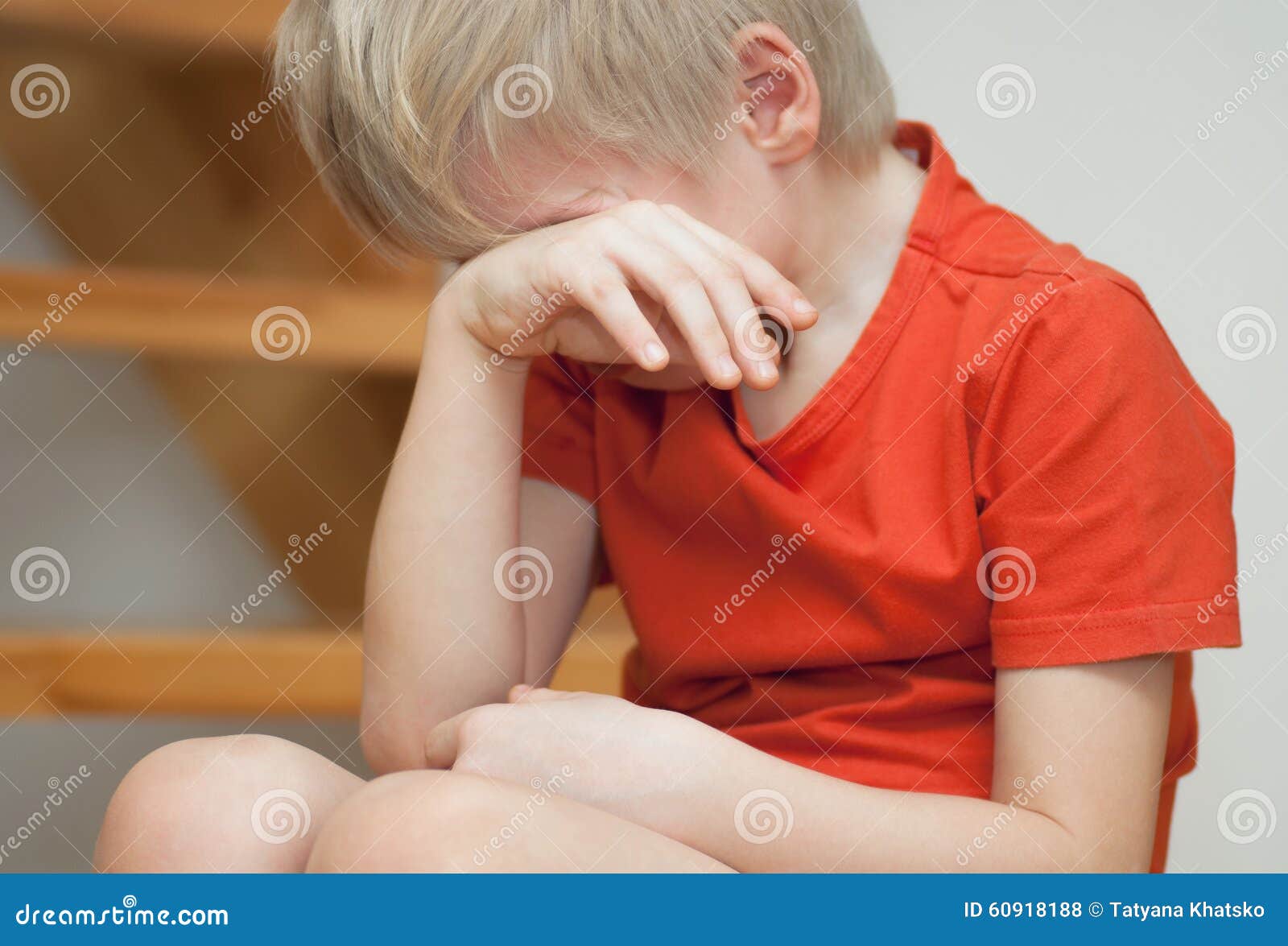 Crying boy stock photo. Image of hair, crying, unhappiness - 60918188