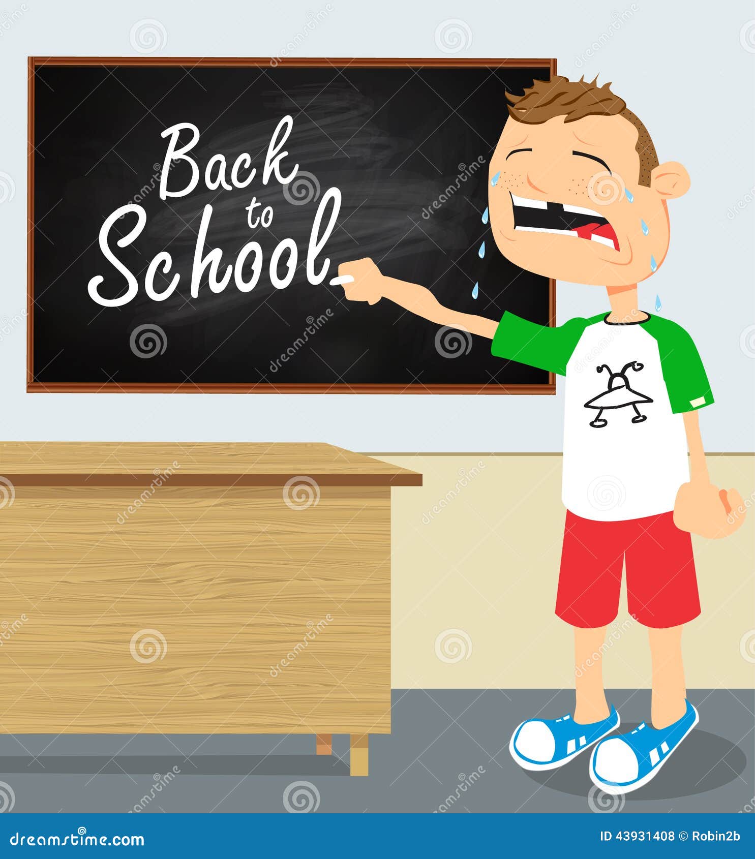 Crying School Bus Mascot Cartoon | CartoonDealer.com #117993833