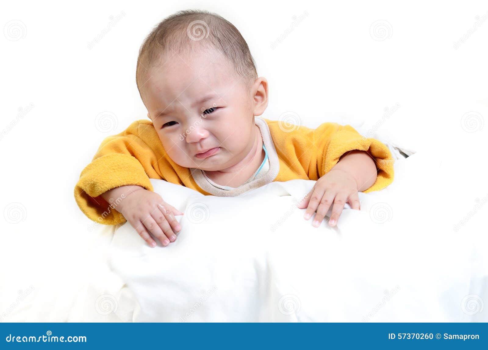 Crying Boy, on White Background Stock Photo - Image of infant, people ...