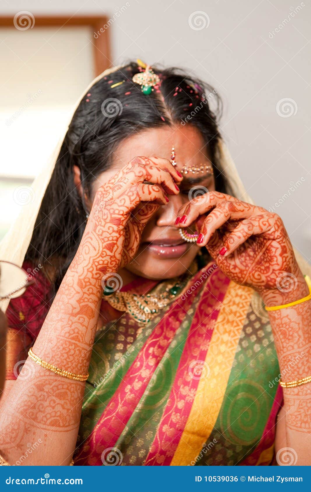 Crying Bride Stock Photo | CartoonDealer.com #10539036