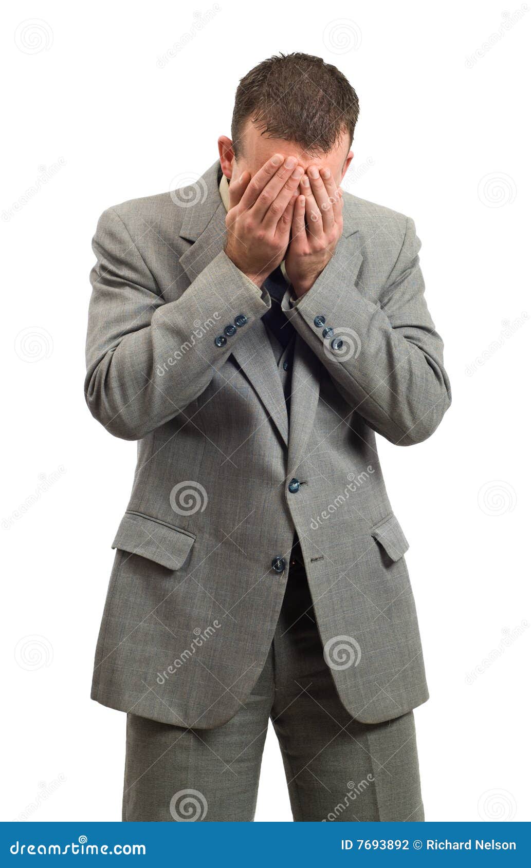 Crying Businessman stock photo. Image of adult, executive - 7693892